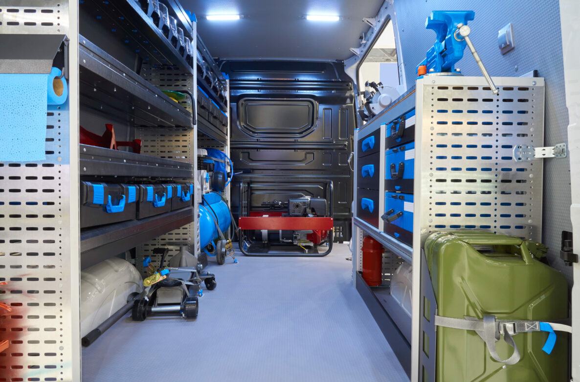 Van shelving and racking | Commercial Vehicle Contracts
