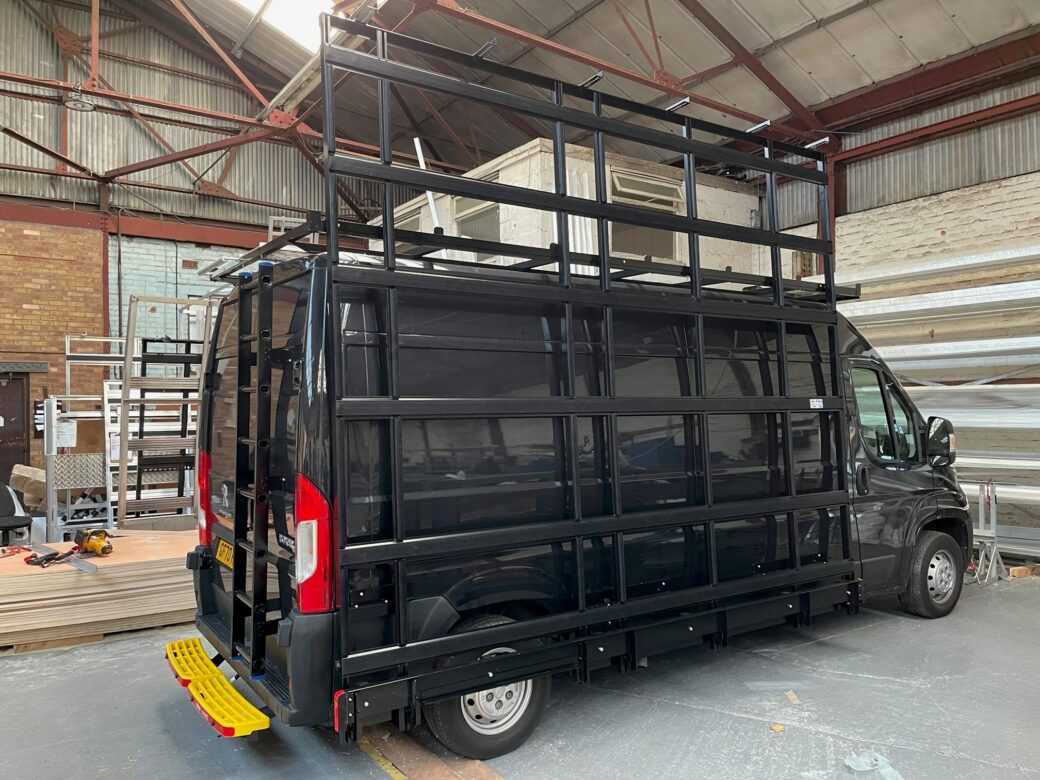 Lease a Glazing Van - Internal & External Glass Frails and Racks ...