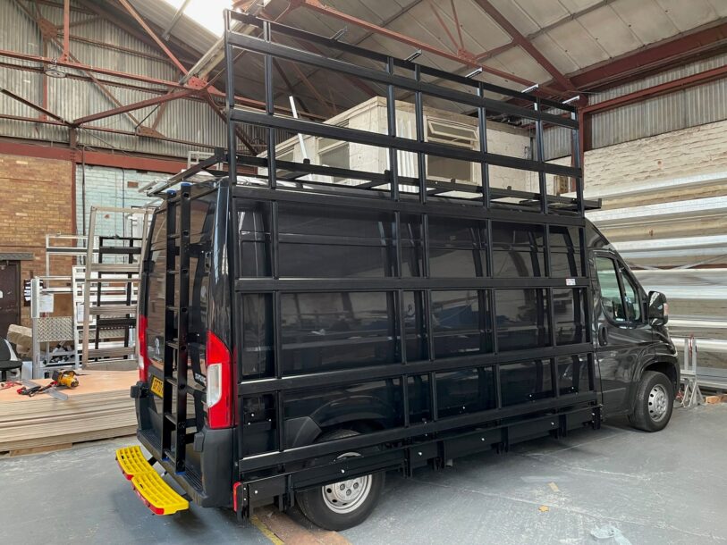 Lease a Glazing Van - Internal & External Glass Frails and Racks ...