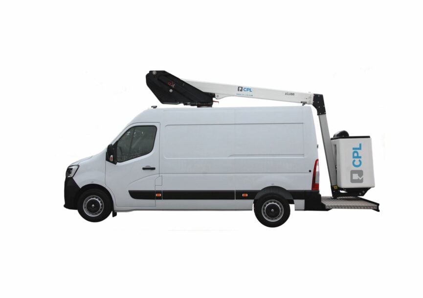 Renault Master Red L2 H2 CPL 1-Person 12.3m Cherry Picker Van ...