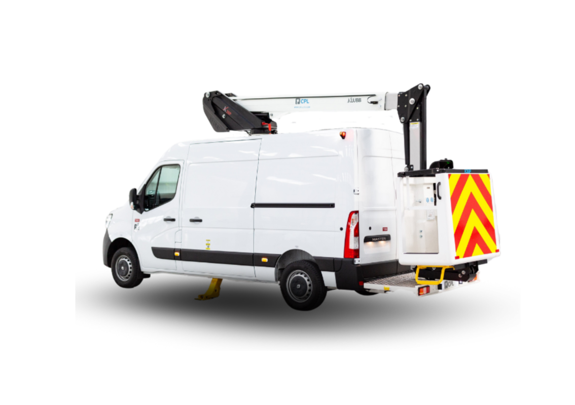 Renault Master Red L2 H2 CPL 1-Person 12.3m Cherry Picker Van ...